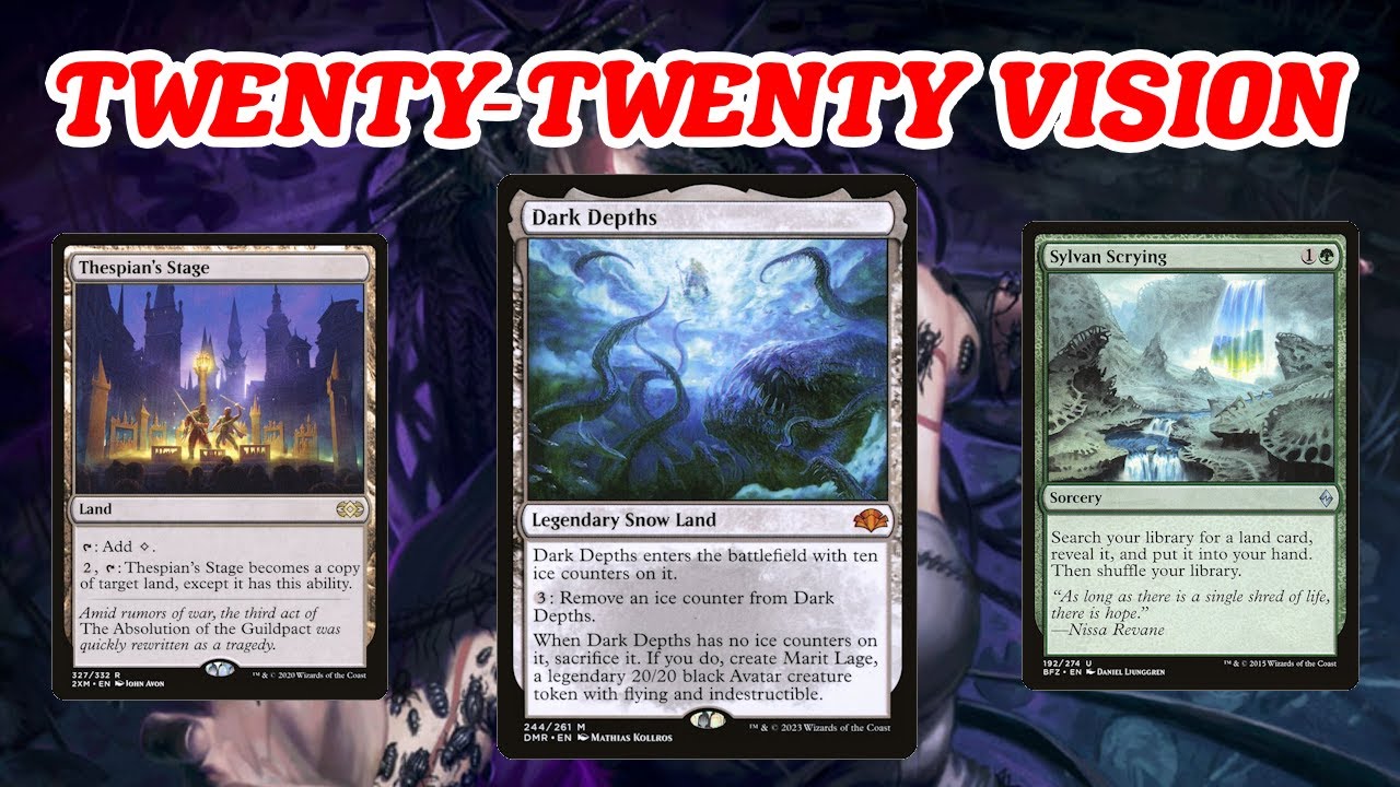 TWENTY-TWENTY VISION! Legacy Golgari Turbo Dark Depths combo MTG - YouTube