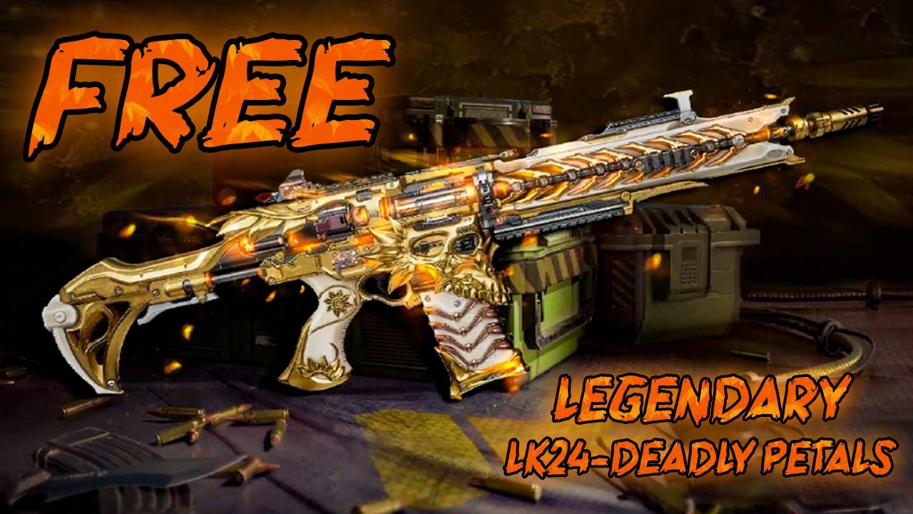 How To Get The FREE Legendary LK24 Deadly Petals | COD MOBILE - YouTube