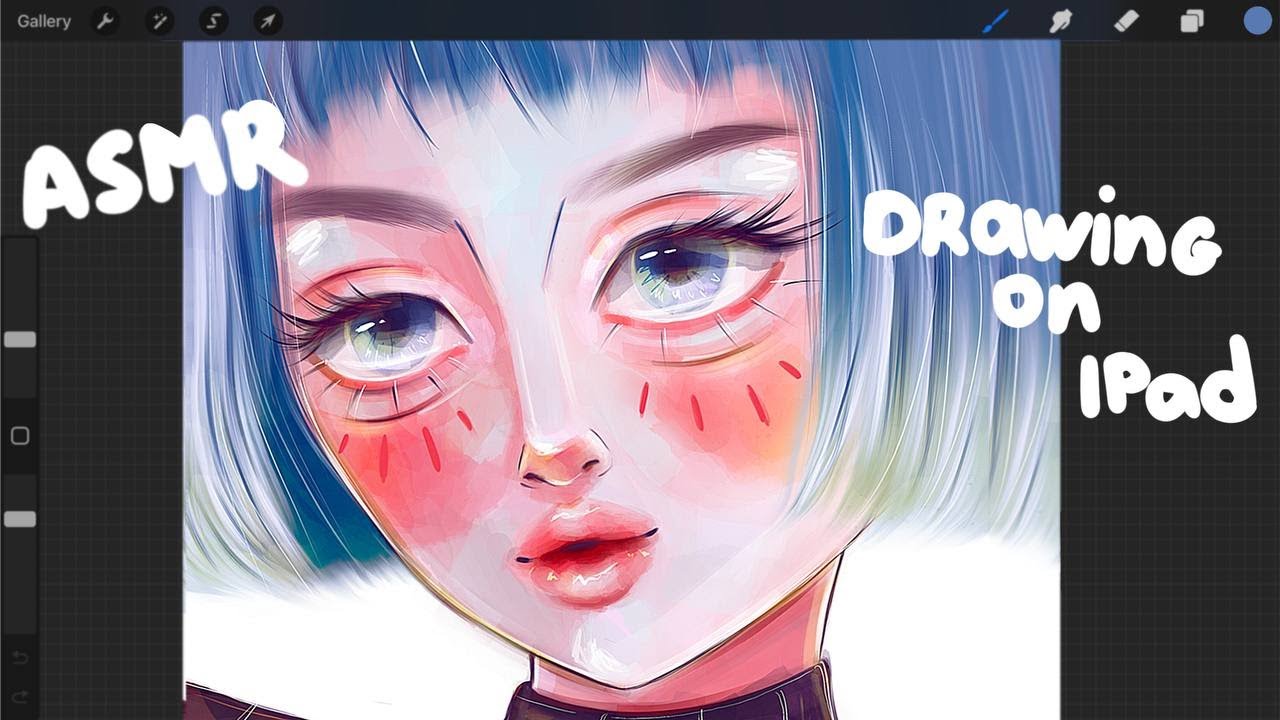 ASMR IPAD DRAWING - YouTube