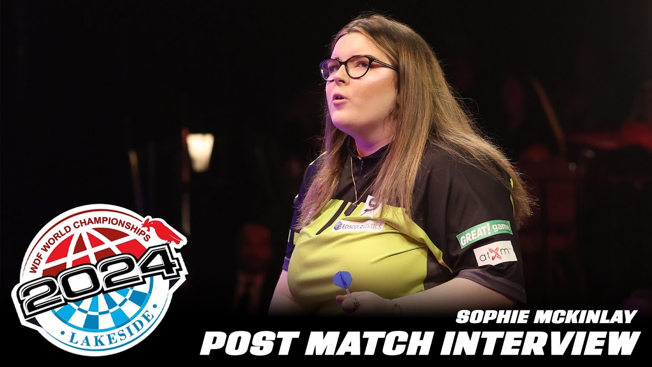 Sophie McKinlay vs Irina Armstrong | Post match interview #Lakeside2024 ...
