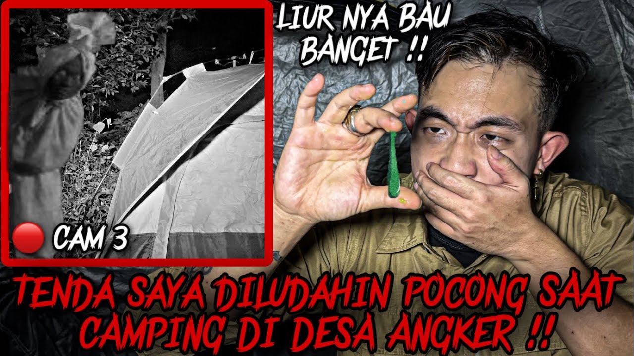 DILUDAHI POCONG SAAT CAMPING !! SOLO CAMPING HORROR DI DESA ANGKER ...