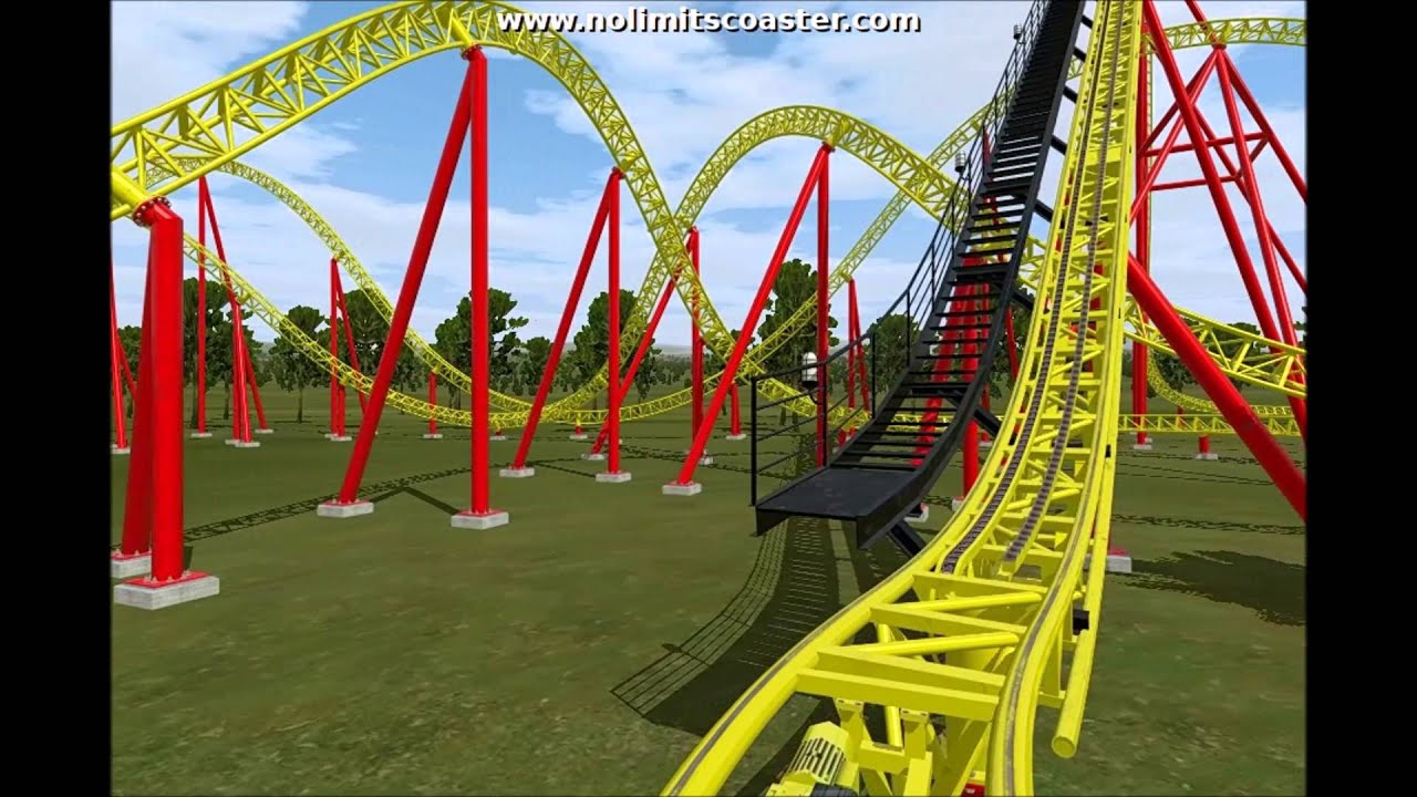 No Limits 2 Mega-Lite Coaster - YouTube