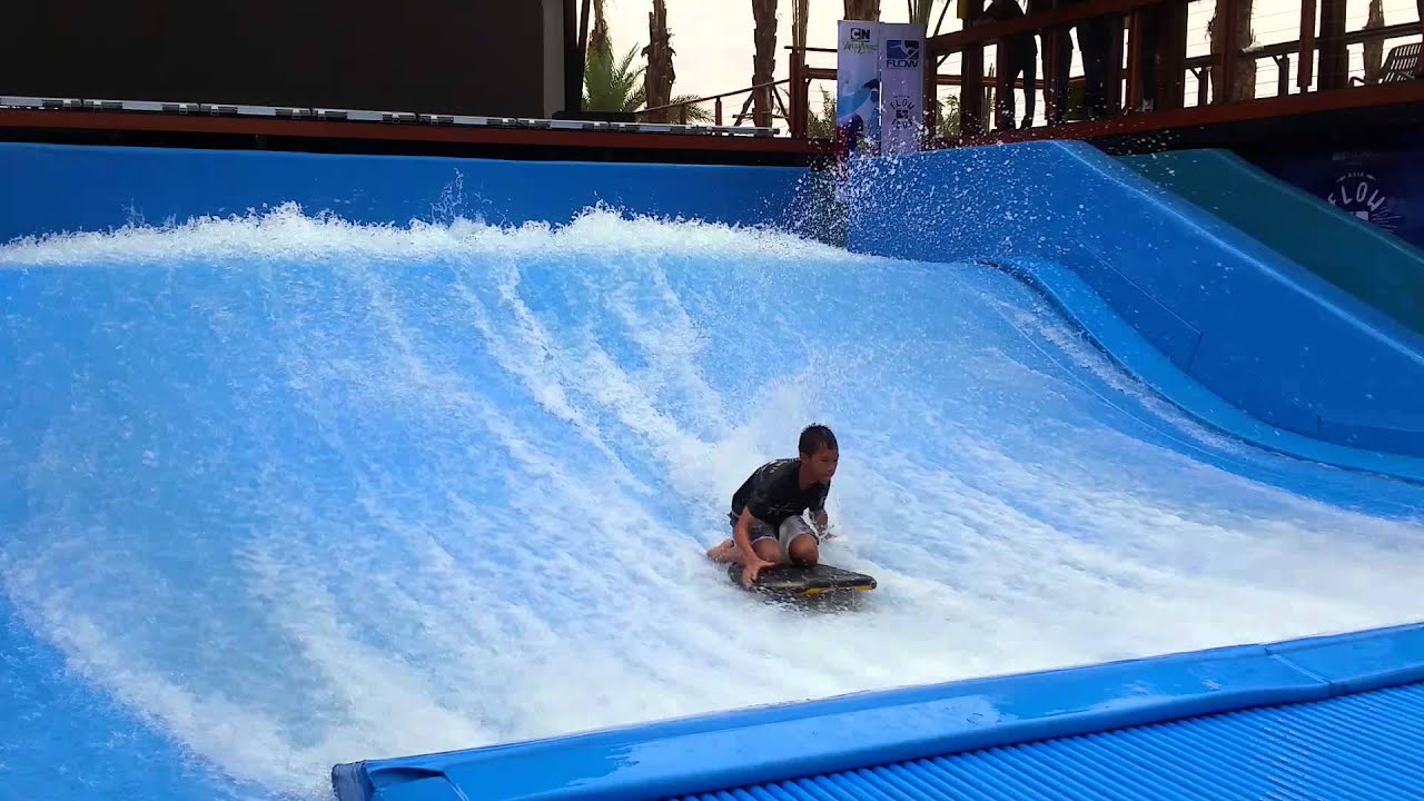 Flowrider(body board) - YouTube