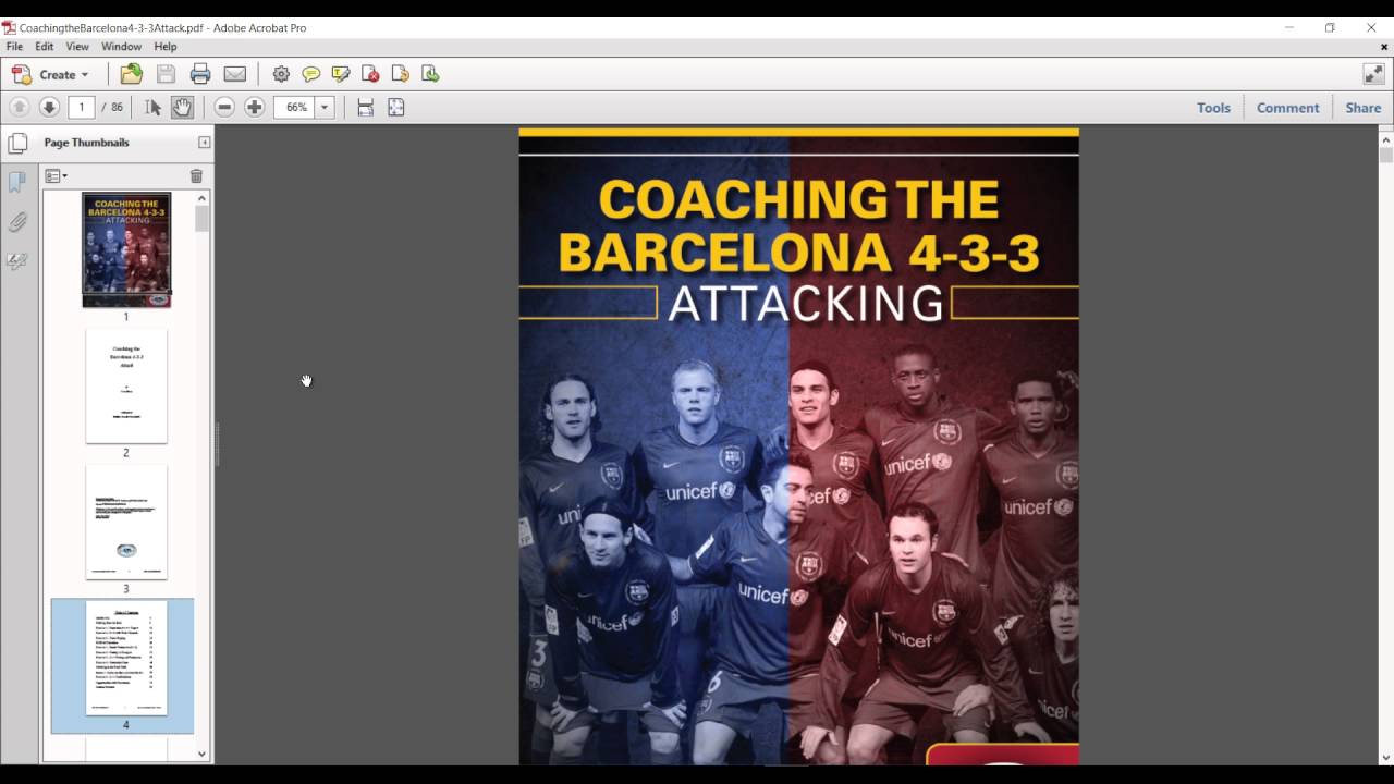 Coaching the Barcelona 4-3-3 Attacking - YouTube