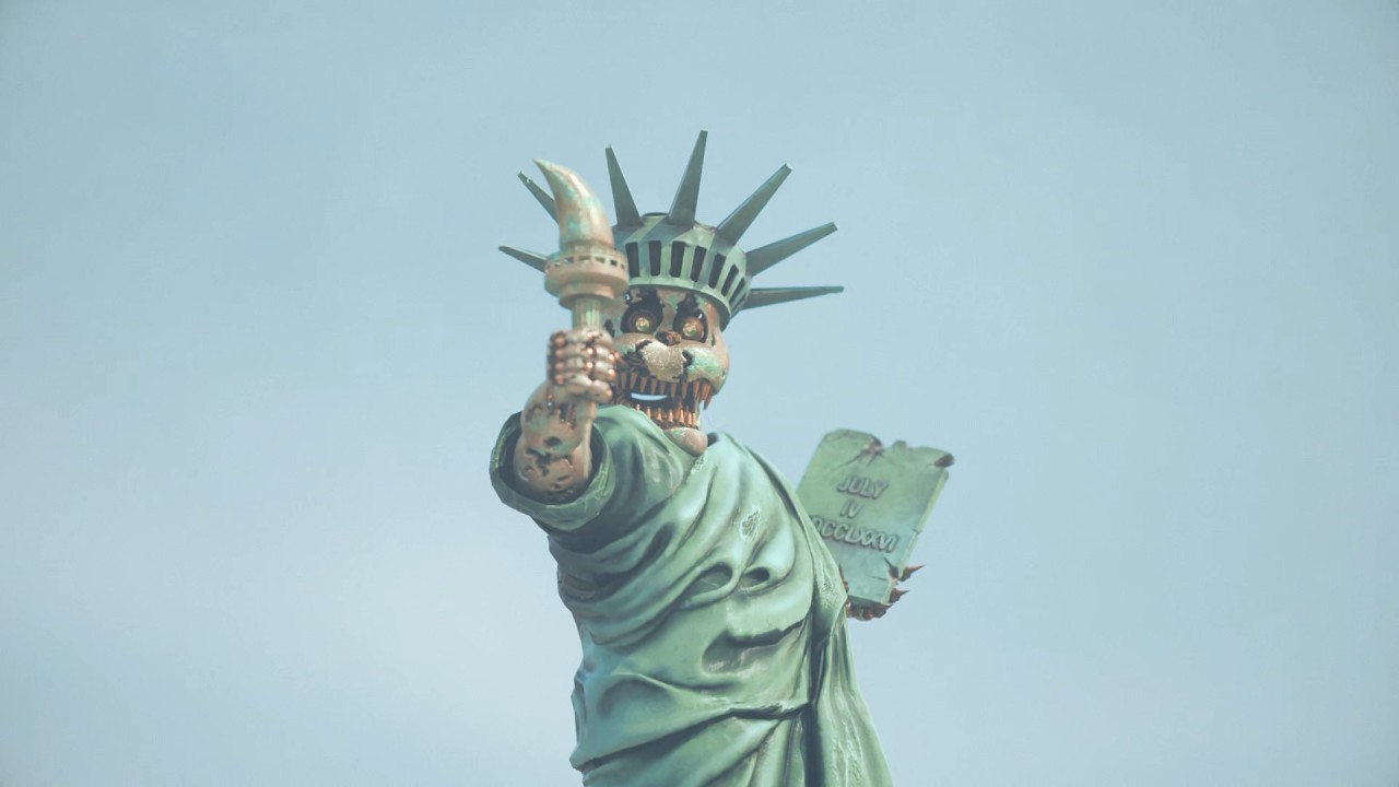 FNAF Statue of Liberty: Nightmare Freddy Footage - YouTube