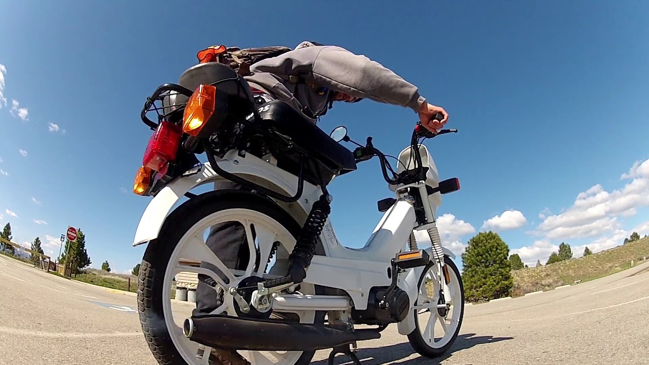 RV Moped Life: Lake Ride and Breakdown. Mo-ped Mo-problems PT 1 - YouTube