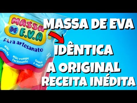 COMO FAZER MASSA DE EVA PARA SLIME | RECEITA PERFEITA SUPER FÁCIL ...
