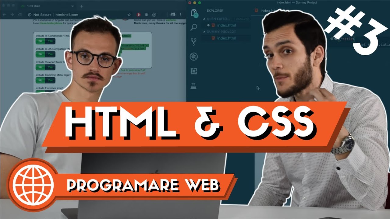 👨‍💻Cum sa faci Meniul de Navigatie al unui Site Web? | HTML & CSS ...