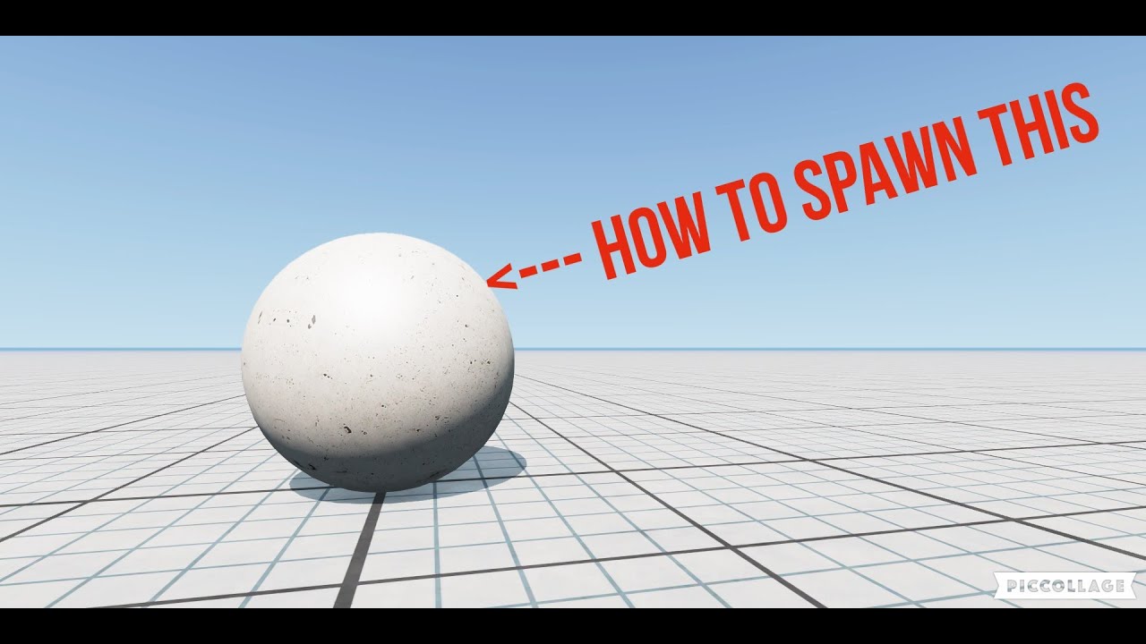HOW TO GET/SPAWN GIANT CONCRETE BALL IN BEAMNG DRIVE (NO CODING OR ...