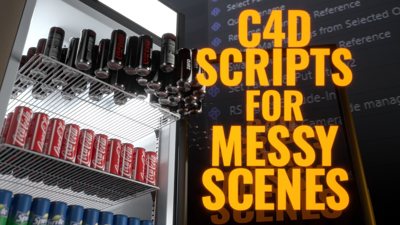 Cinema 4D Scripts For Messy Scenes - YouTube