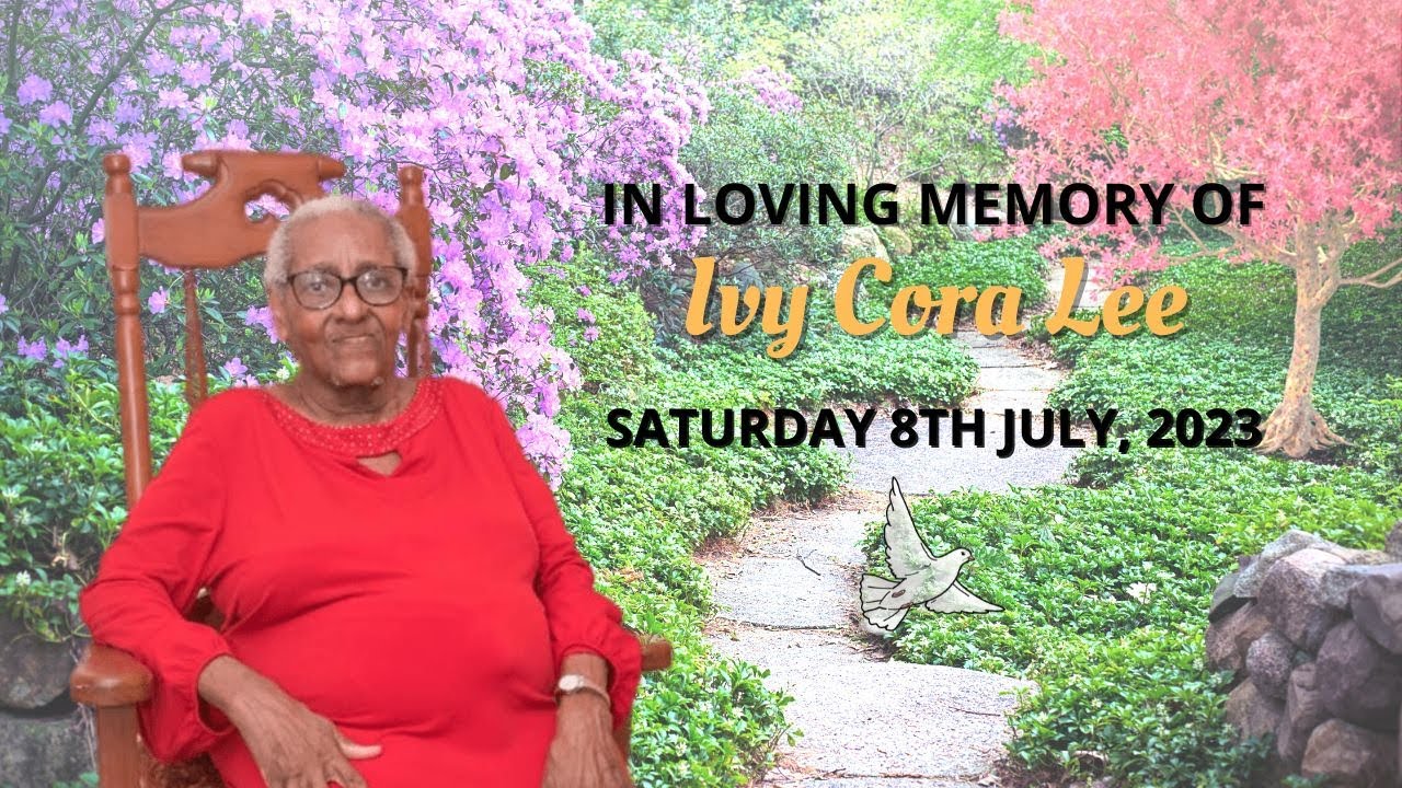 Cemetery Service of the late Ivy Cora Lee - YouTube