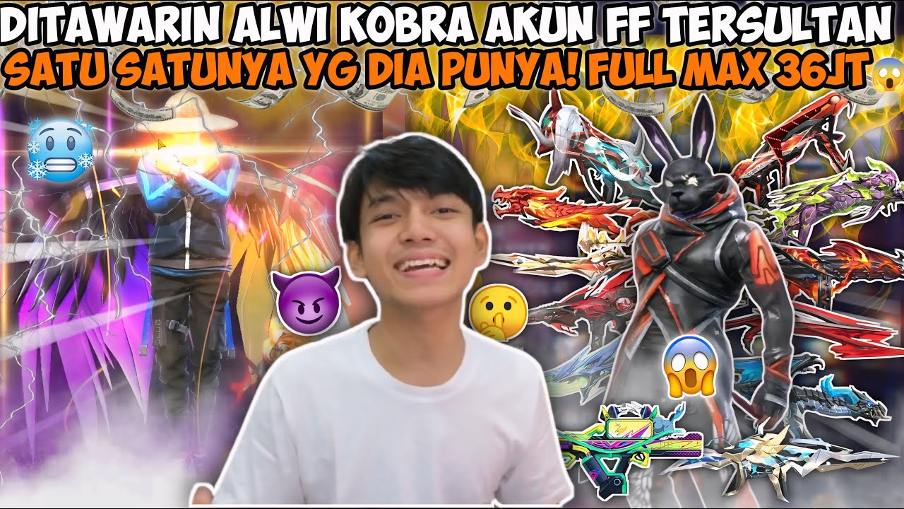 SULTAN ALWI KOBRA TURUN TANGAN BUAT NAWARIN AKUN FF SULTAN TERBAIK ...