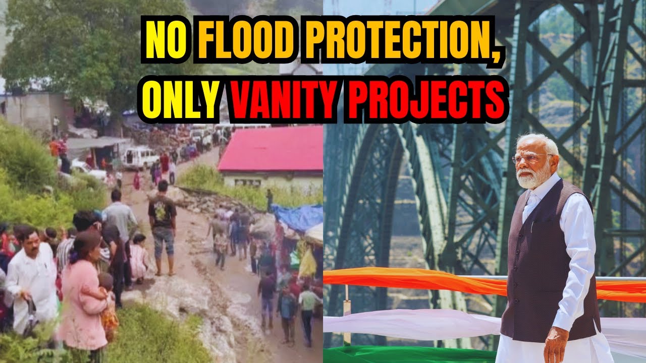 Modi Prefers To Build Vanity Bridges Instead Of Flood Protection - YouTube