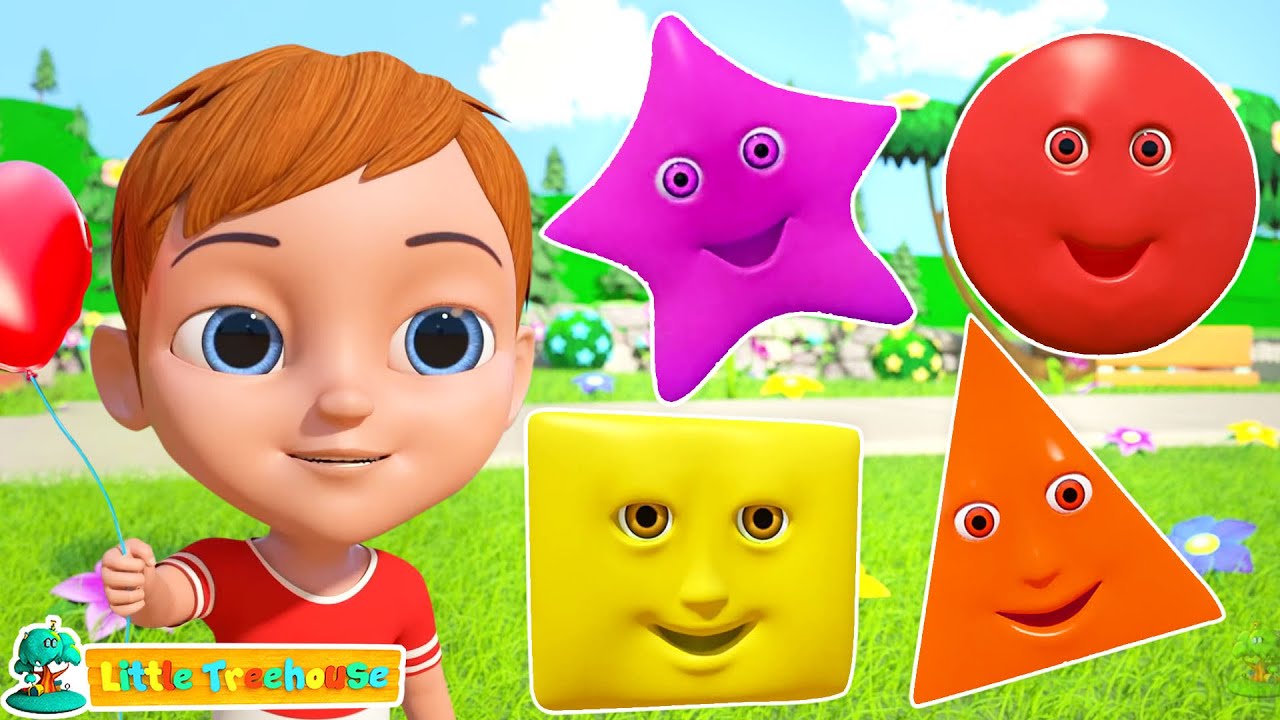 The Shapes Song + More Educational Videos For Kids And Preschool Songs ...