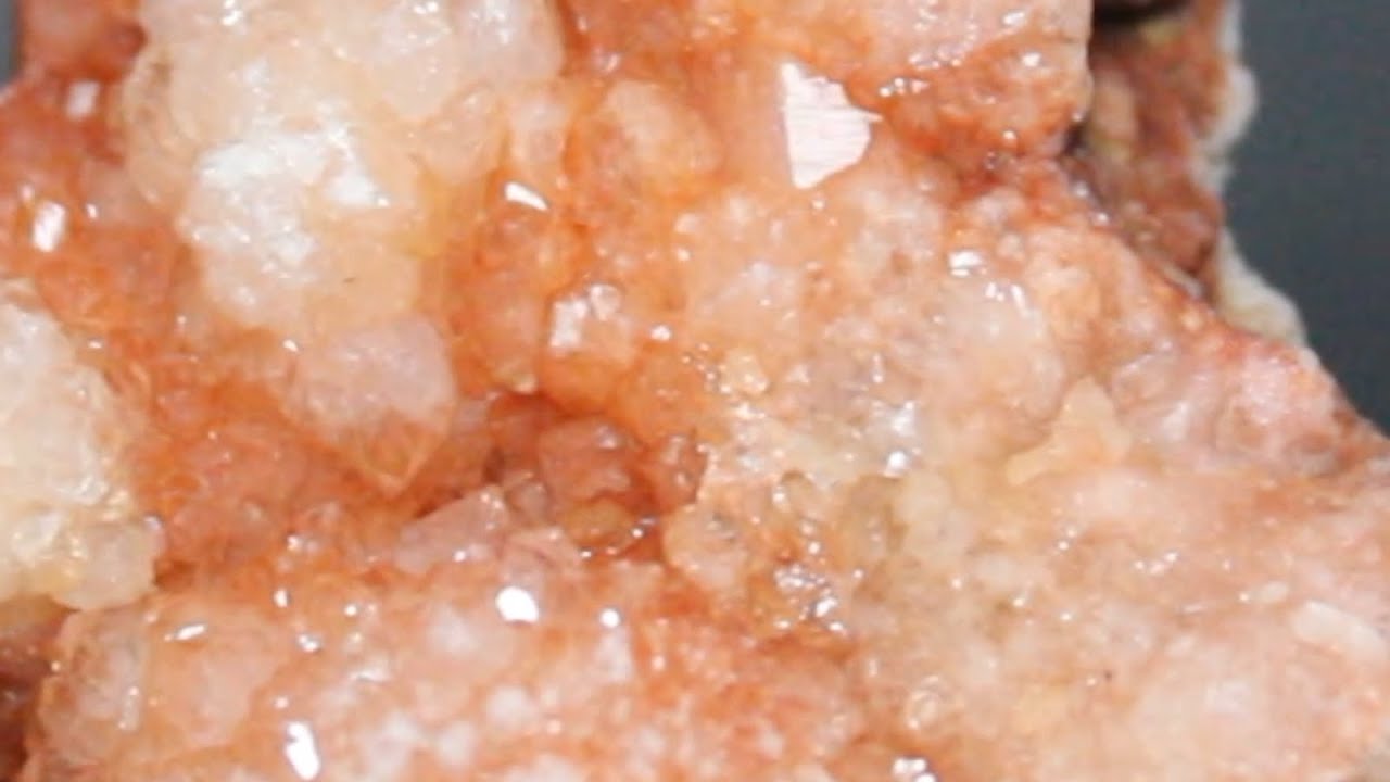 Rose Quartz Or Iron Stained? Geode Shard - YouTube