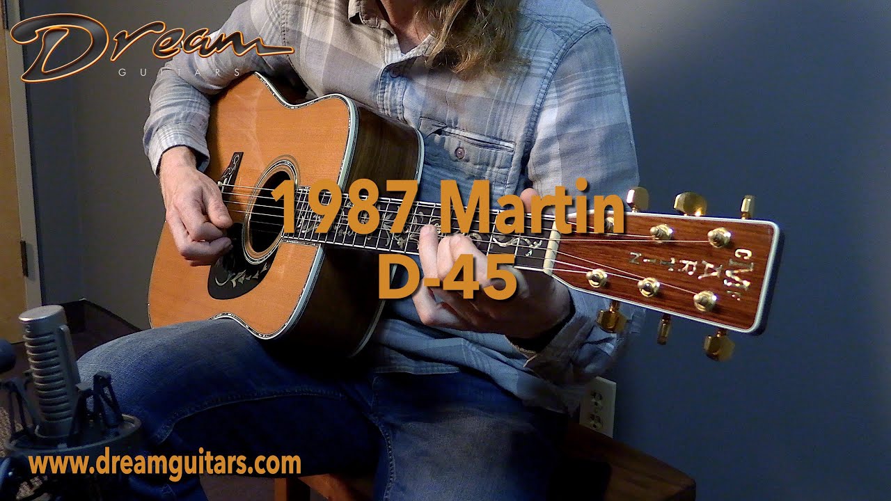 1987 Martin D-45 Tree of Life, Indian Rosewood & Spruce - YouTube
