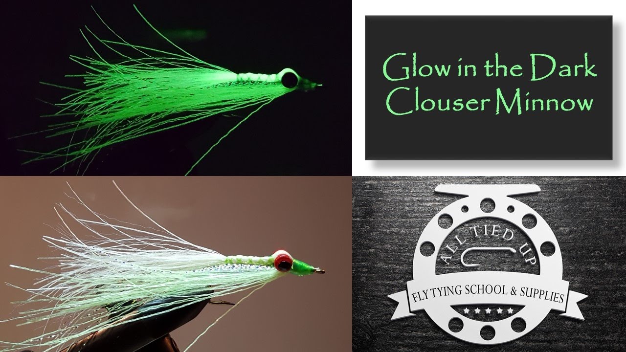 Glow in the Dark Clouser Minnow Step by Step - YouTube
