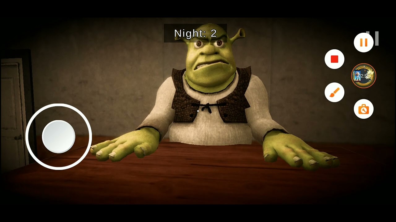 five night ats Shrek hotel gameplay - YouTube