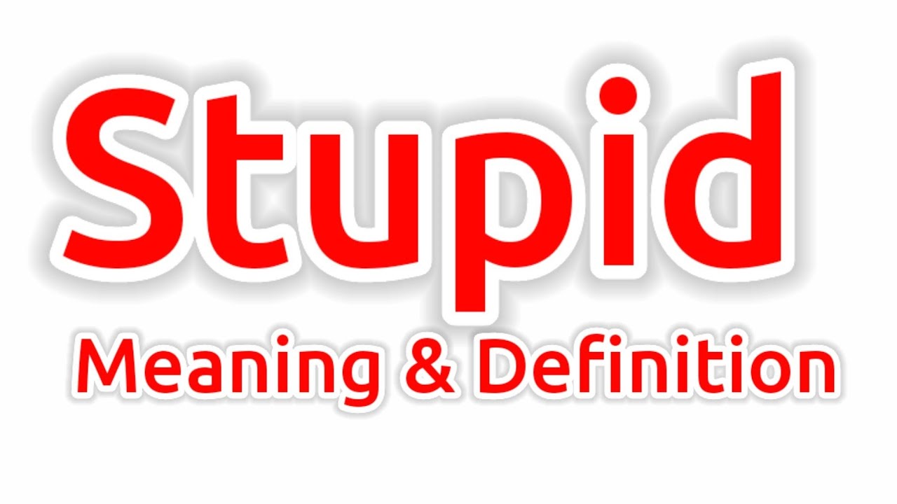 Stupid Meaning | Stupid Meaning In English | Meaning Of Stupid | What ...