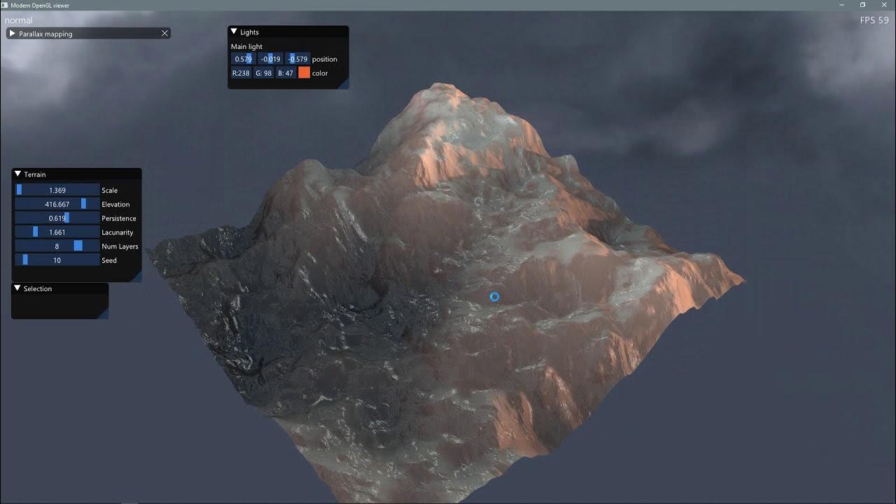OpenGL - Perlin noise terrain generation - YouTube
