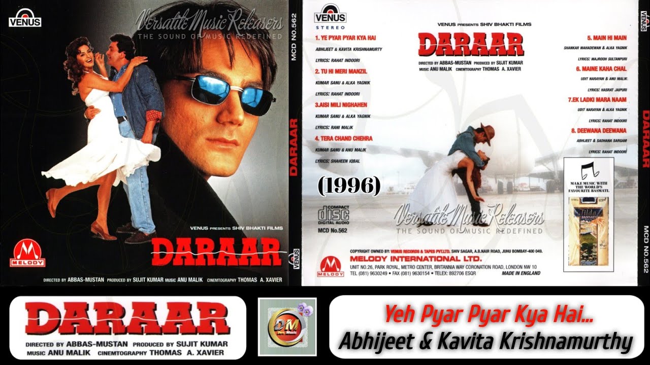 Yeh Pyar Pyar Kya Hai | Daraar 1996 | Abhijeet & Kavita Krishnamurthy ...