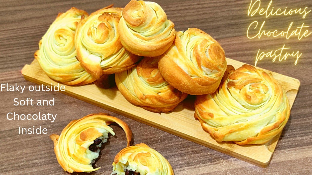 Delicious Flaky Chocolate Pastry Recipe | - YouTube