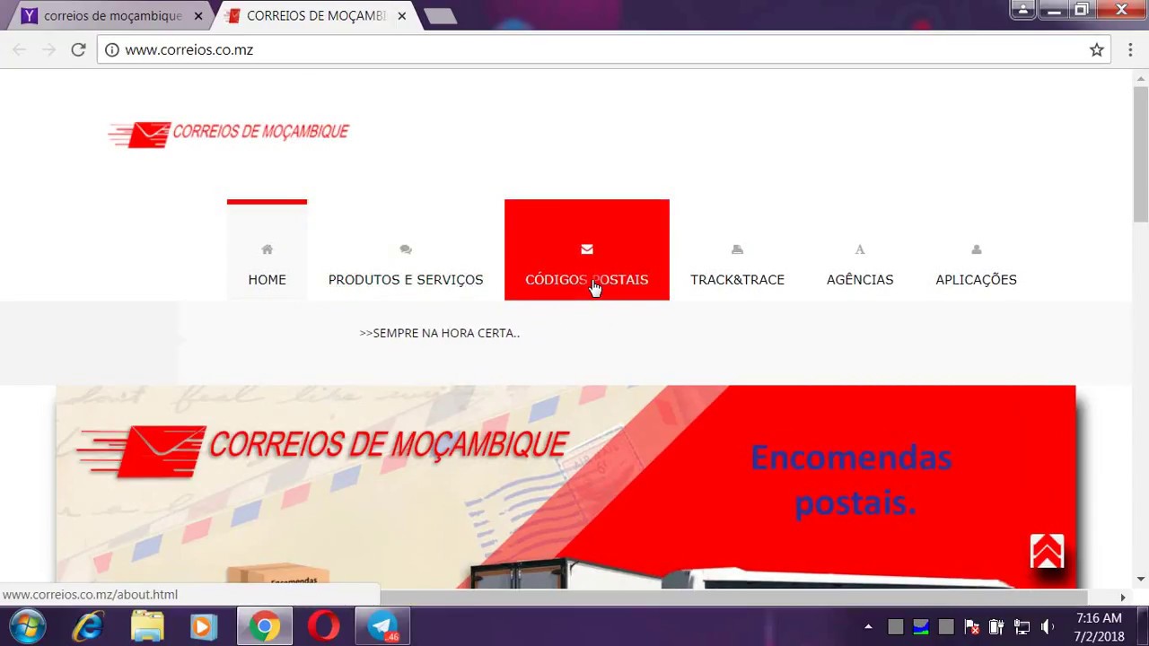 conhecendo o código postal em Moçambique - YouTube