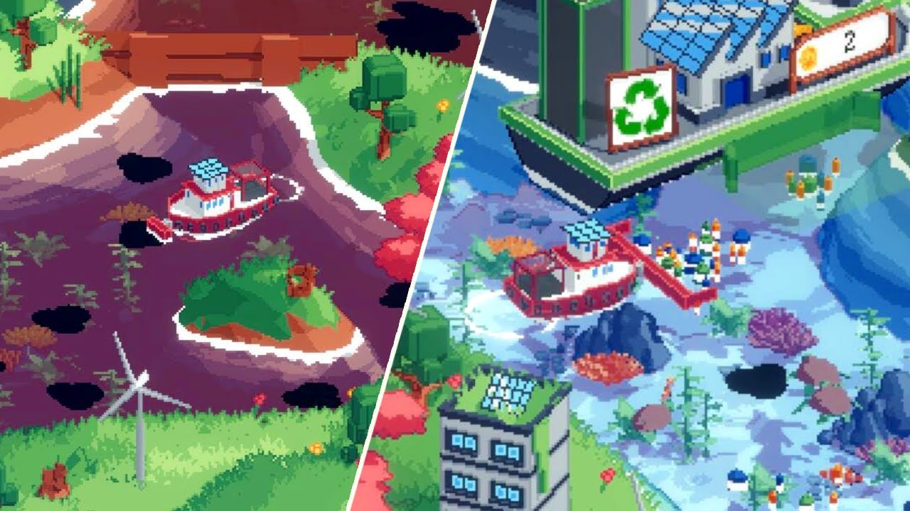 A Cozy Game Where You Clean Up Ocean Waste And Collect Coins To Upgrade ...