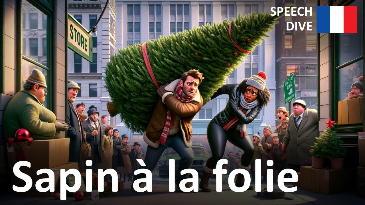 Listen & Speak French | Sapin à la folie | Fir Tree Madness - YouTube