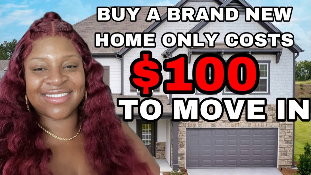 BUYING A BRAND NEW HOUSE WITH ONLY $100 - YouTube