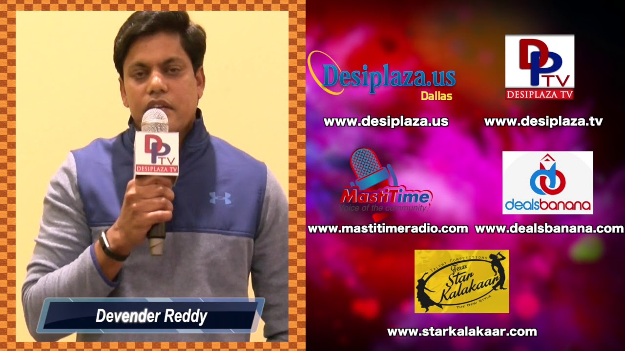 Devender Reddy, CEO, TechLead encourage DesiplazaTV for its active ...