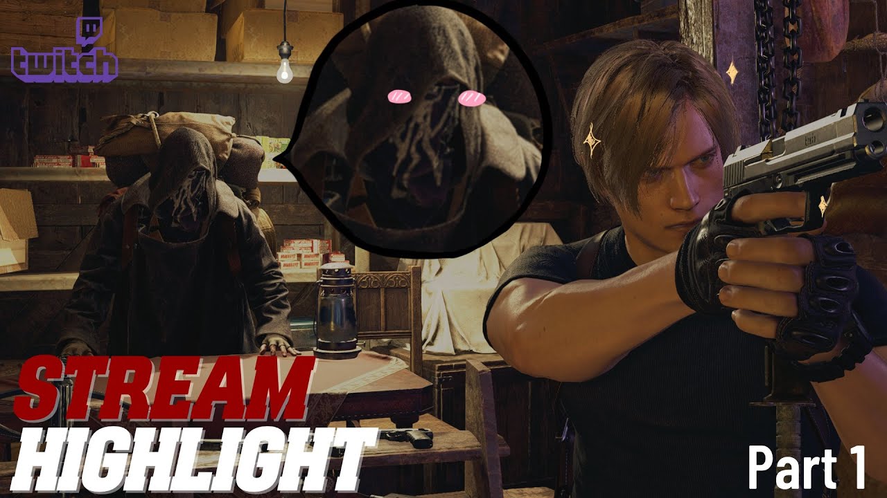 [StreamHighlights] Definitely not Simping for Leon l RE4rm part1 - YouTube