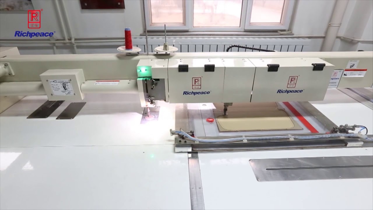Auto sewing machine for Car Sun Visor - YouTube