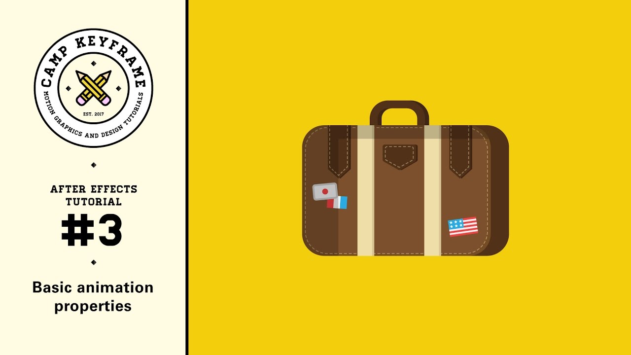 After Effects Basics / Tutorial #3 - Basic Animation Properties - YouTube