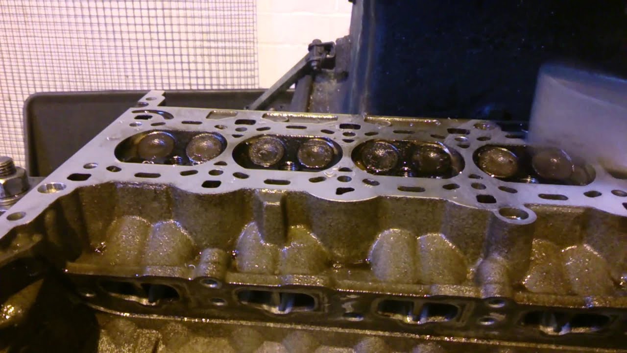 Cylinder Head being skimmed. Part 2. - YouTube