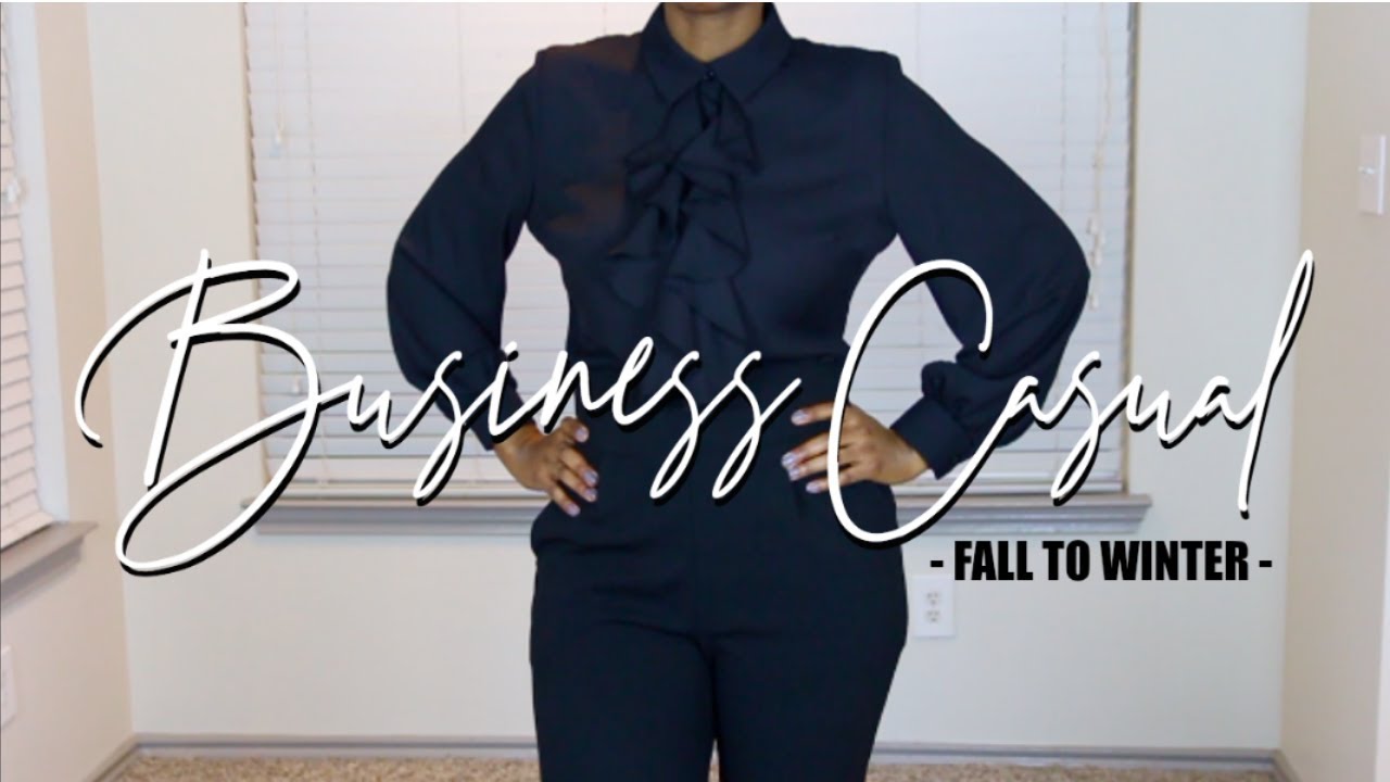 BUSINESS CASUAL LOOKBOOK | FALL TO WINTER WORK OUTFITS | WINTER OFFICE ...