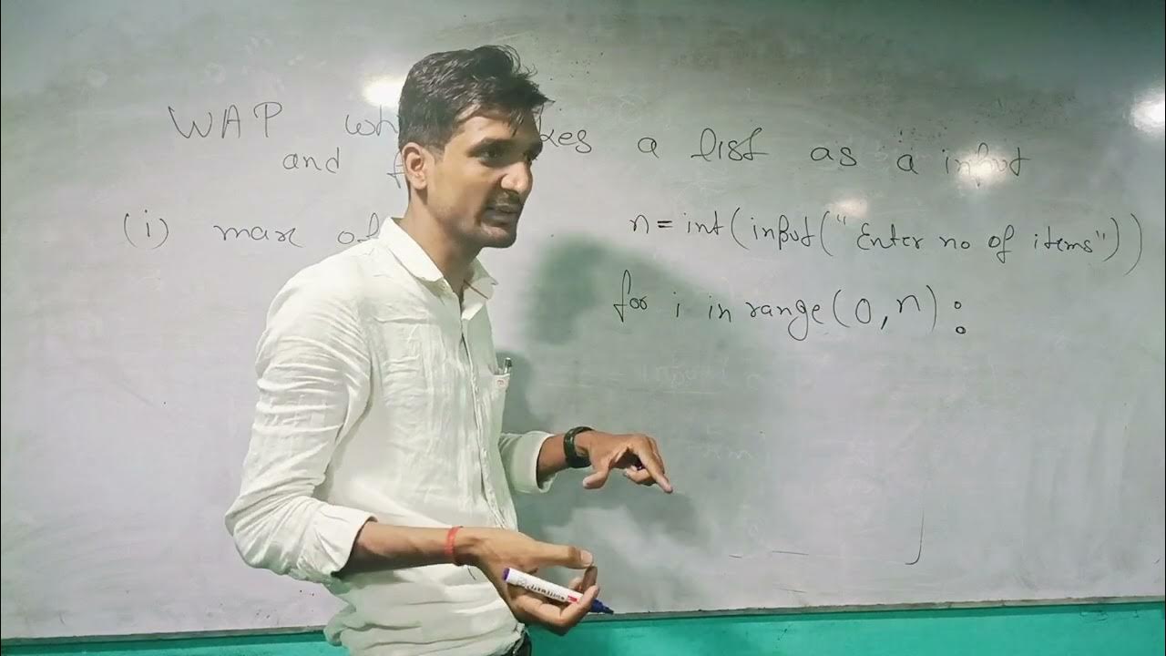 Python Class Nielit O Level Lecture 25 Topic Programming List Paper M3 Bcamca Youtube