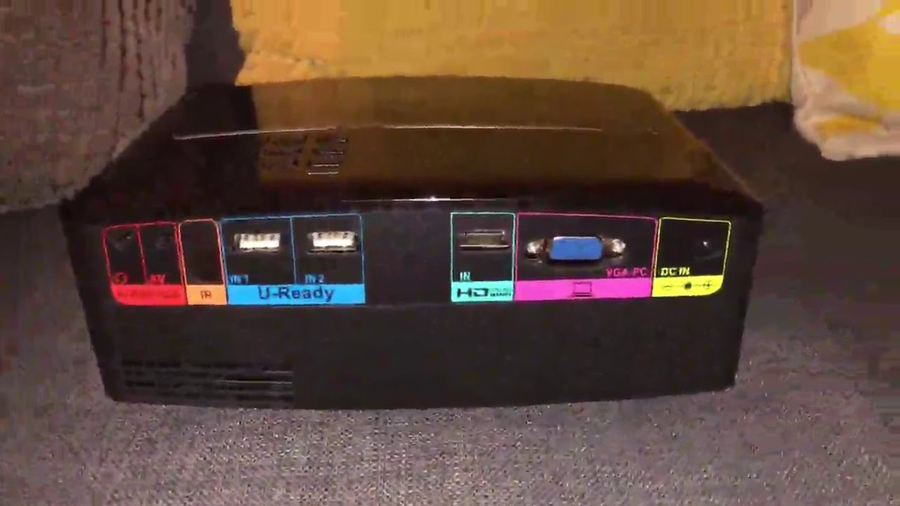 Yaufey 1080p full hd projector|The recommend projector of 2018 - YouTube