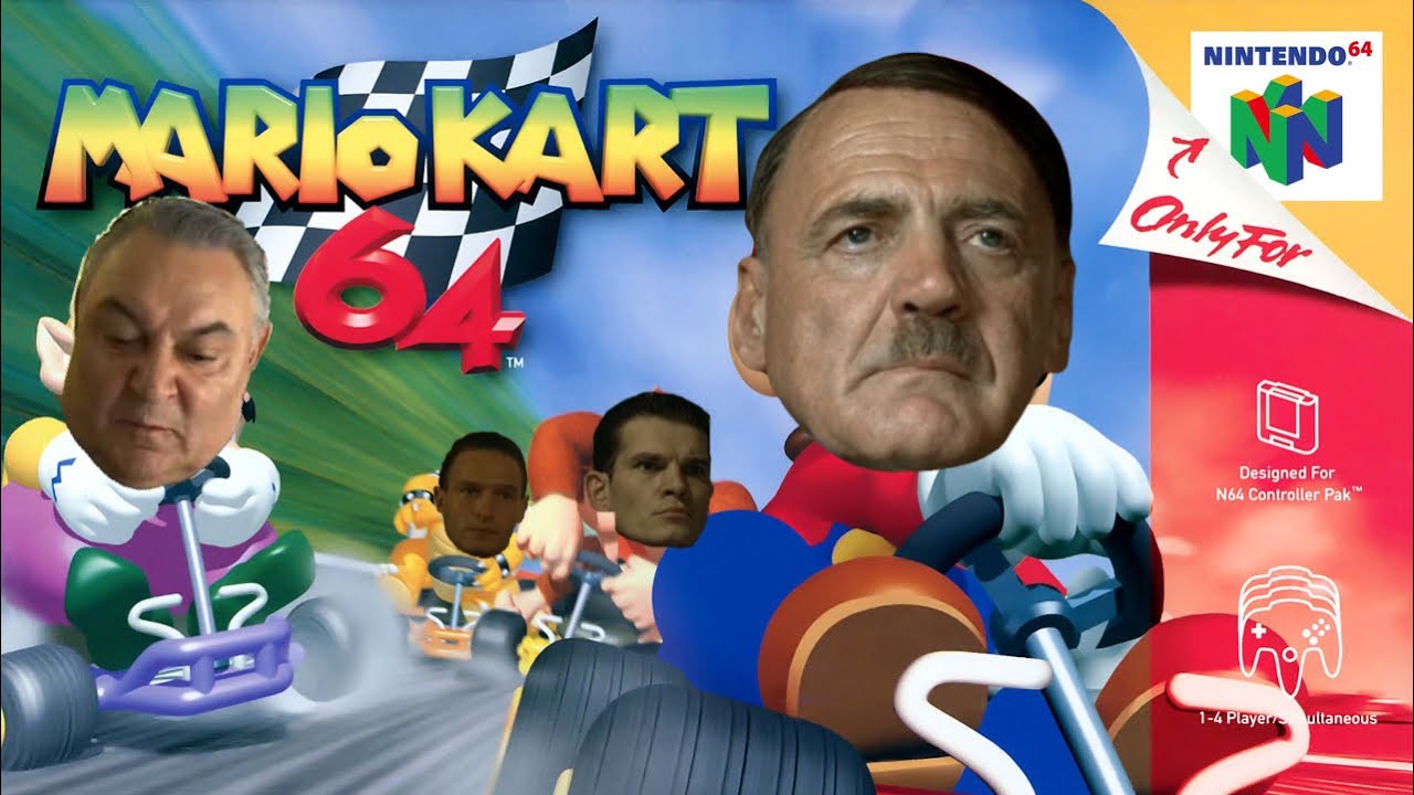 Hitler Plays Mario Kart 64 - YouTube