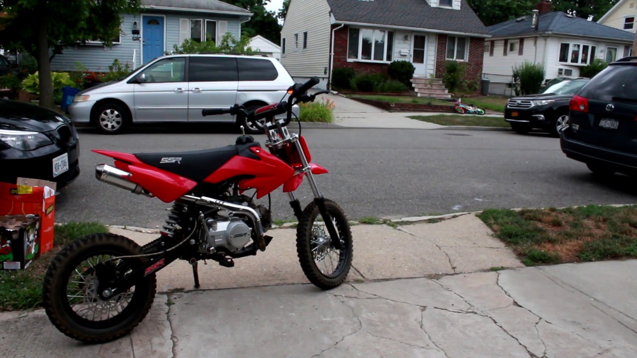 SSR 125 First Start And Hard Riding - YouTube