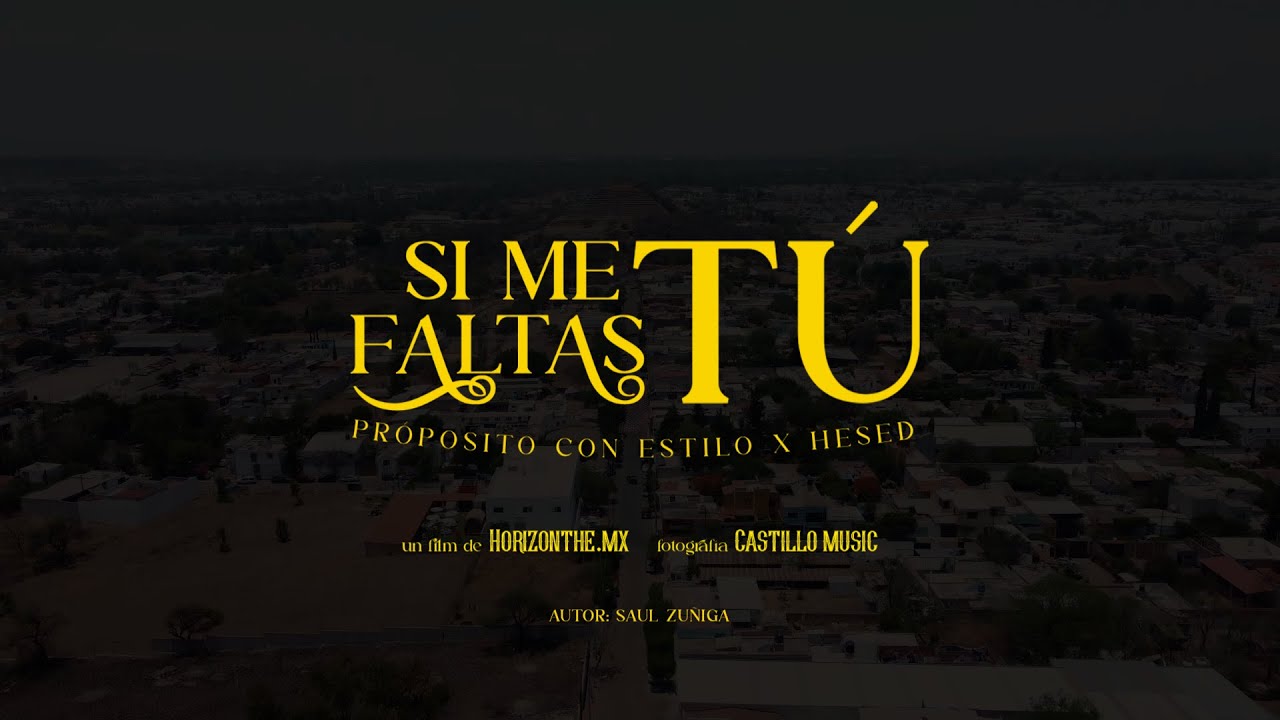 SI ME FALTAS TÚ | PROPÓSITO CON ESTILO | GRUPO HESED ...