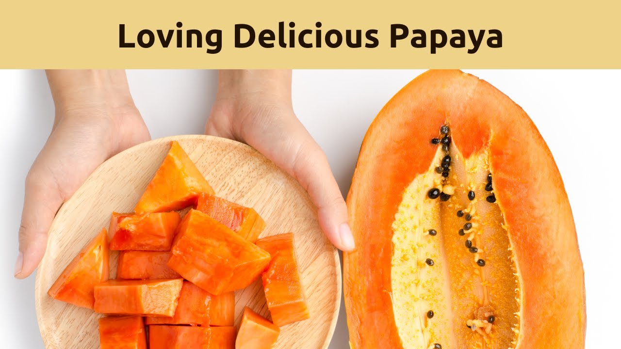 Loving Delicious Papaya Cutting and Eating Tips #hawaii, #juicy - YouTube