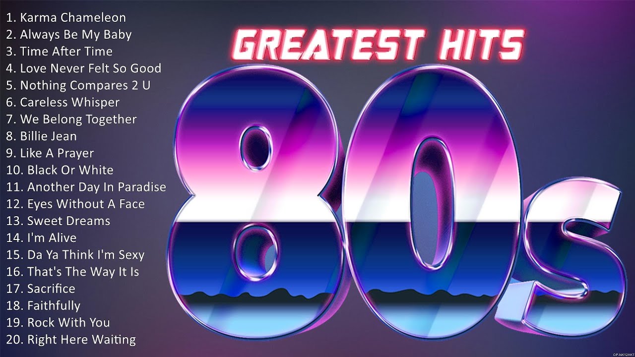 80s Greatest Hits Playlist 80s Hits I Bet You Know All These Songs ...