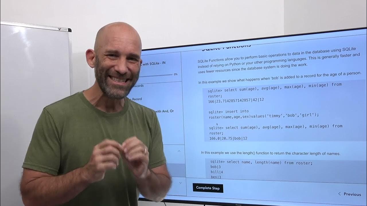 SQLite Functions - YouTube