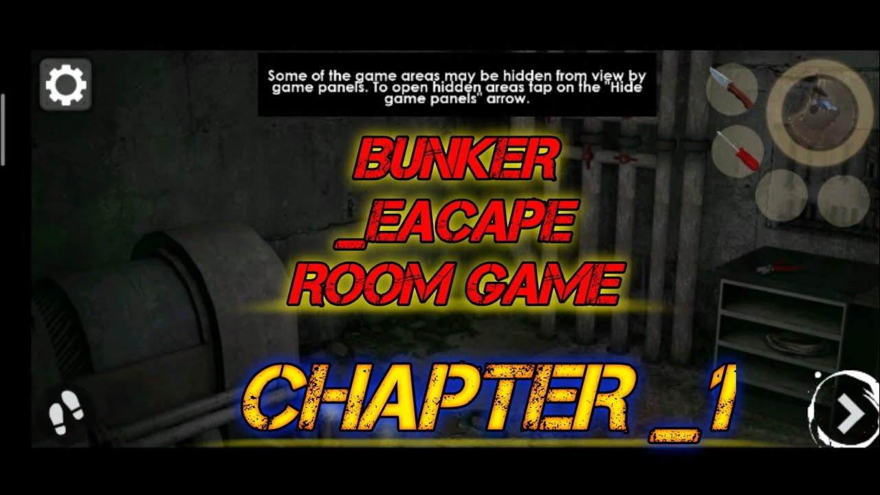 Bunker - escape room game chapter 1 solutions hints - YouTube