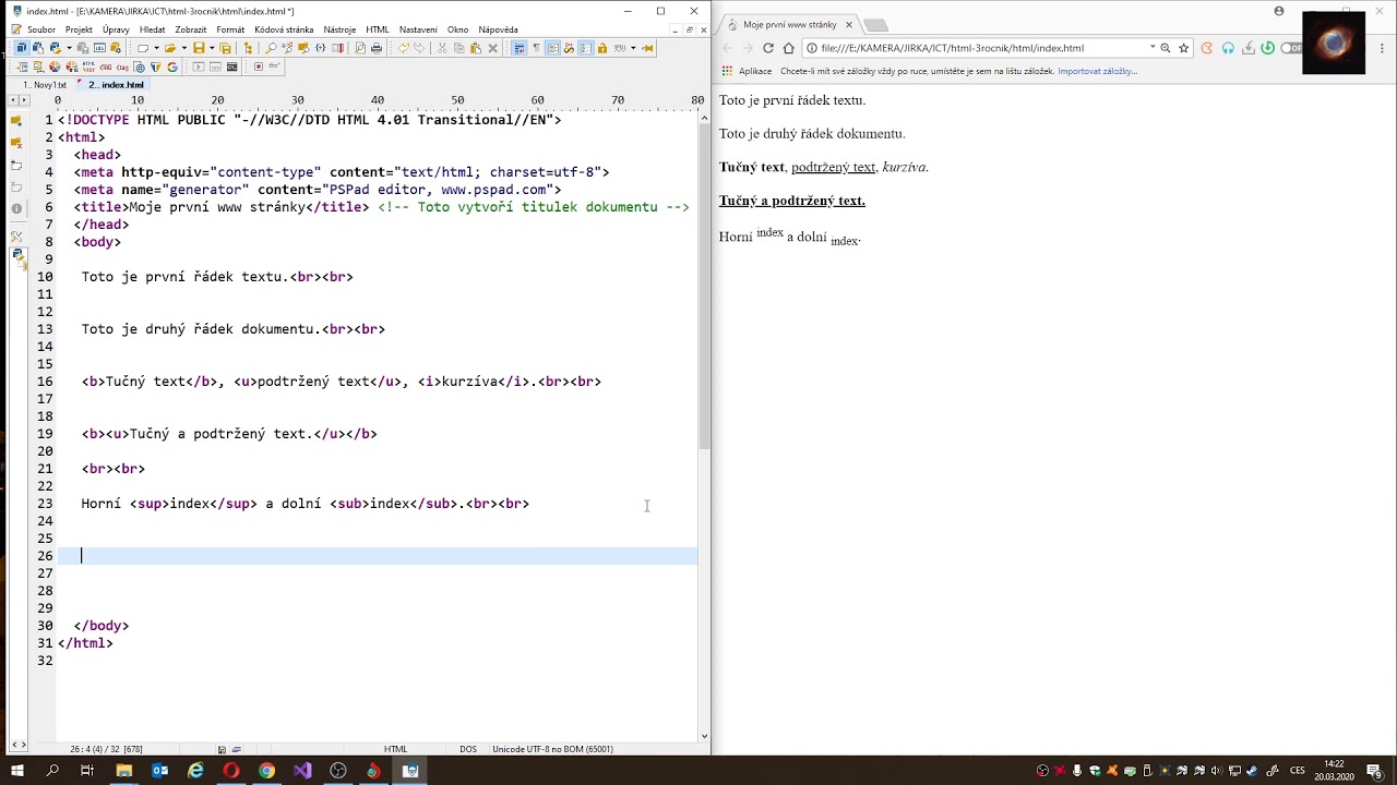Základy HTML jazyka - YouTube