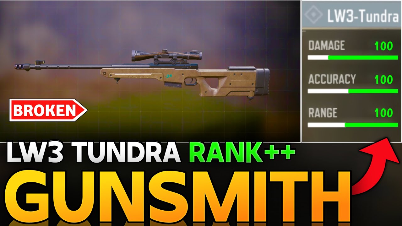 ONE SHOT DEAD LW3 TUNDRA BEST GUNSMITH IN CALL OF DUTY MOBILE| - YouTube