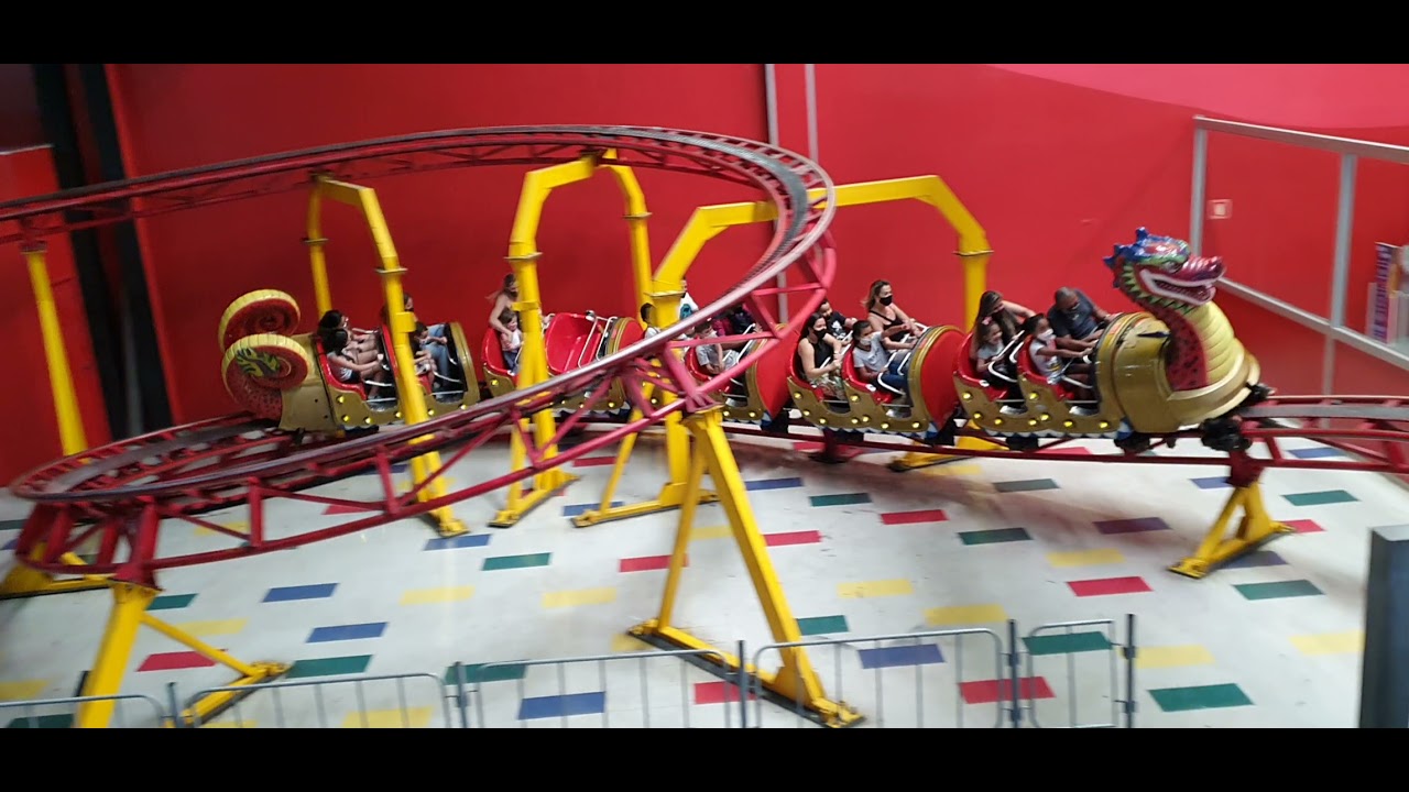 Dragon coaster Hoops and yoyo Theme park Arcade - YouTube