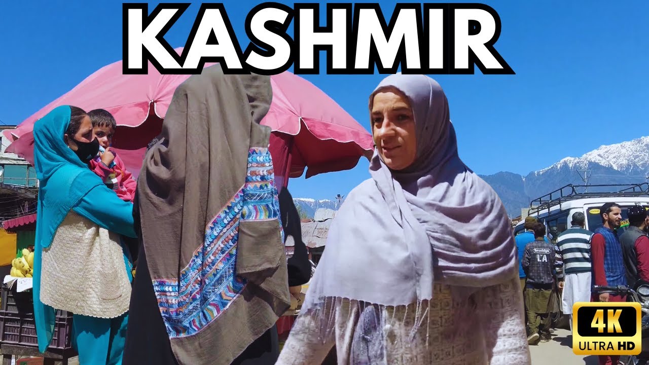 4K Stroll through the Historical Streets of Kangan, Ganderbal District ...