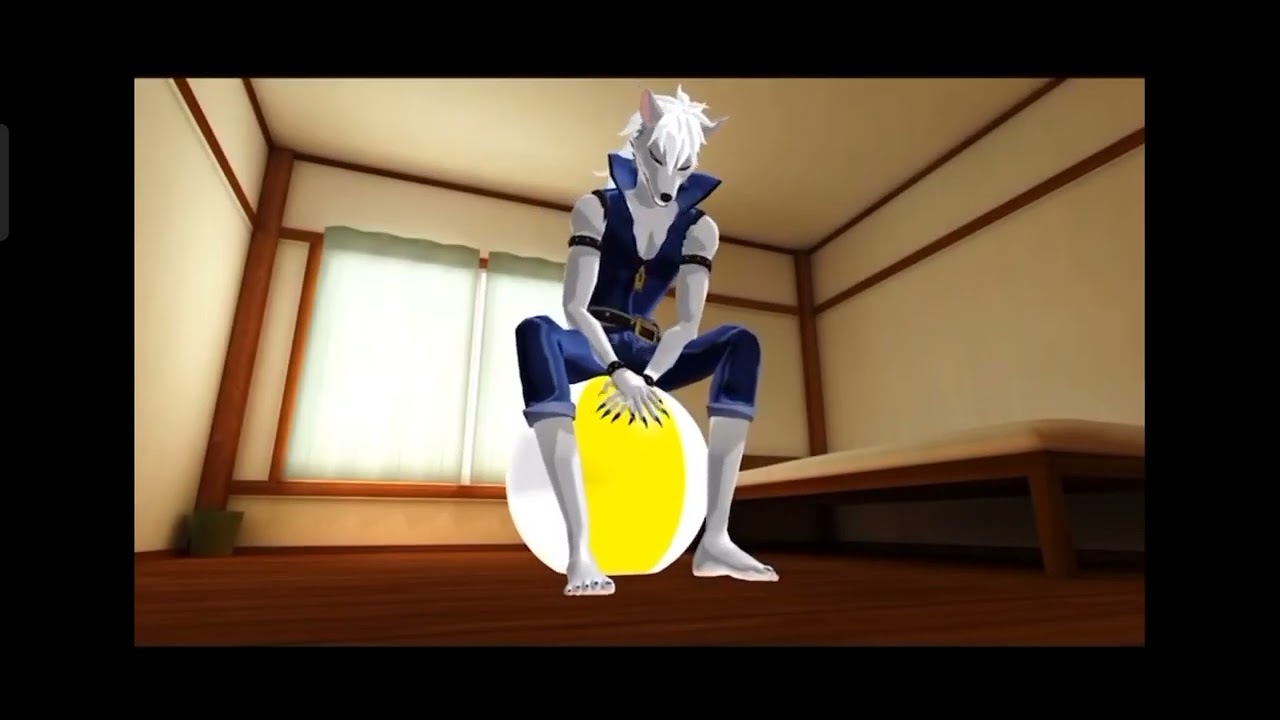 A wolf and his ball (Reupload) - YouTube